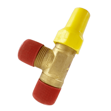 Receiver Valve - Angle Valve, 3/4 NPT and 3/4 Flare - Evomart